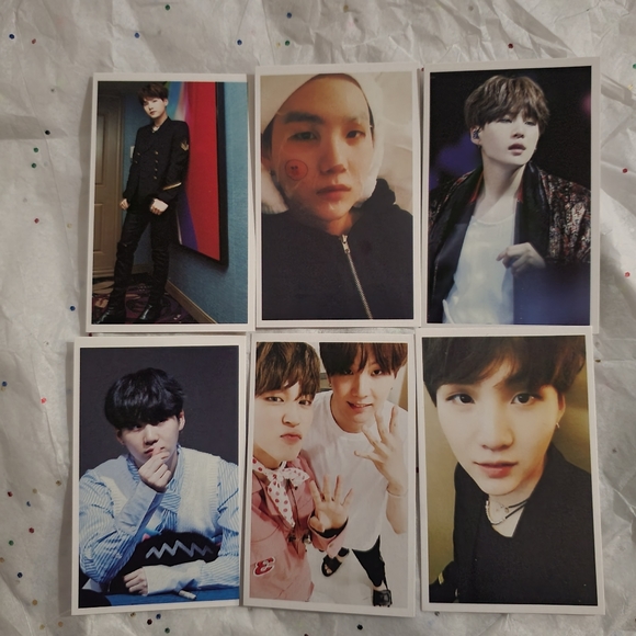Accessories | Bts Suga Photo Cards | Poshmark